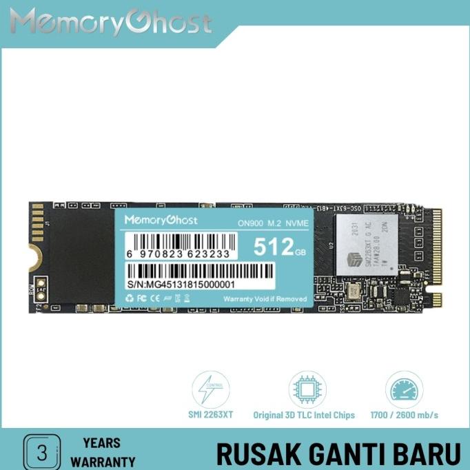Jual media penyimpanan data Memory Ghost SSD PCIe NVMe 128 GB | Shopee ...