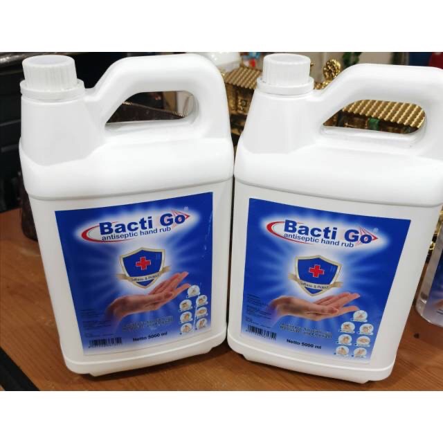 Jual PROMO!! 1 liter hand sanitizer BactiGo cair handsanitizer murah ...