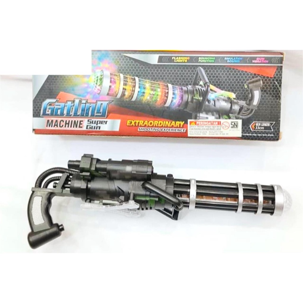 Jual JTM - MAINAN ANAK SENJATA GATLING MACHINE SUPER GUN | Shopee Indonesia
