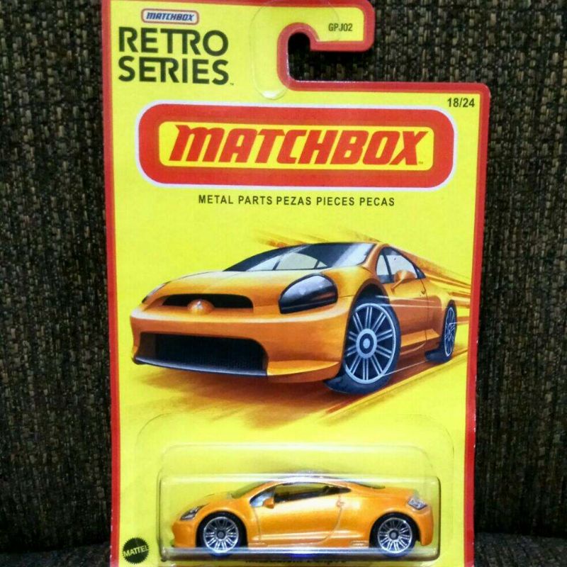 Jual Matchbox Retro Series Mitsubishi Eclipse Oren New 2022 | Shopee ...