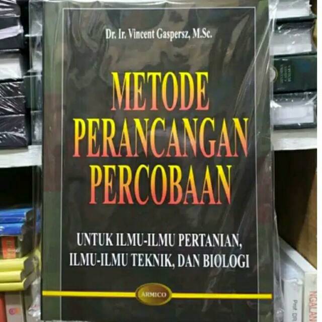Jual METODE PERANCANGAN PERCOBAAN | Shopee Indonesia