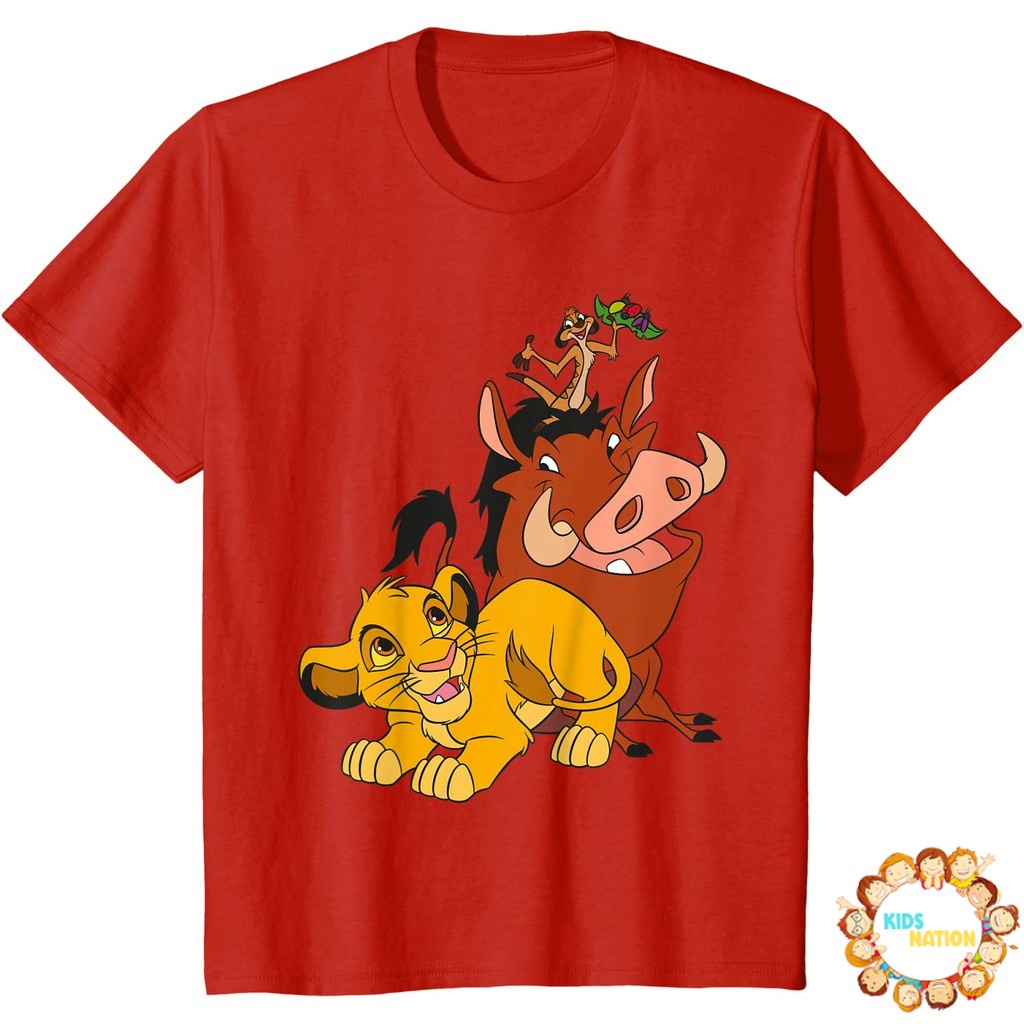 Jual Baju anak Disney The Lion King Young Simba Timon and Pumbaa T ...
