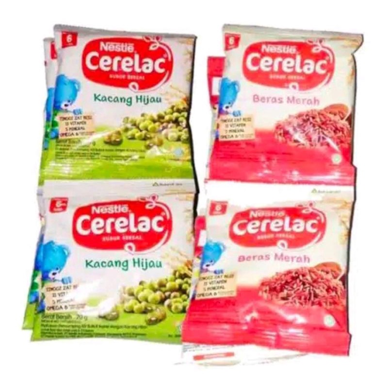 Jual Nestle Cerelac Beras Merah / Kacang Hijau (isi 8 pcs) | Shopee ...
