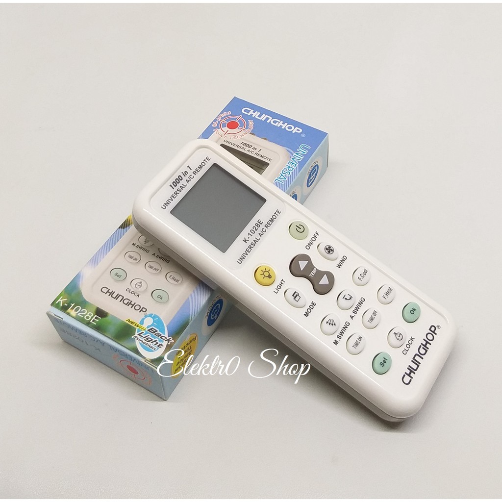 Jual Remote Ac Chunghop K 1028e Universal Shopee Indonesia