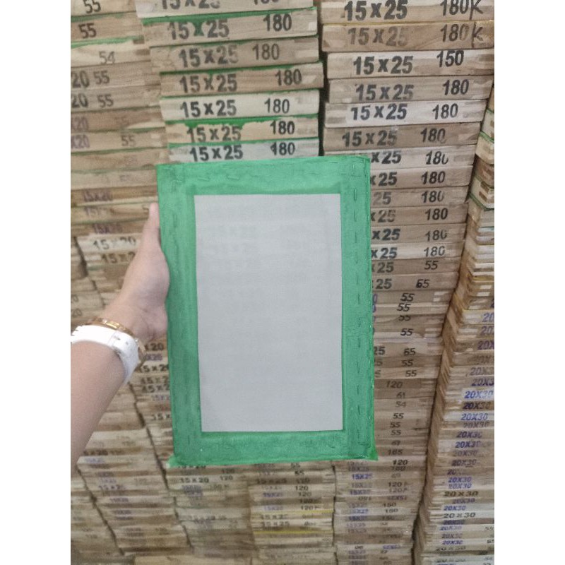 Jual SCREEN SABLON 15x25 T.120, T150, T165, T180 | Shopee Indonesia