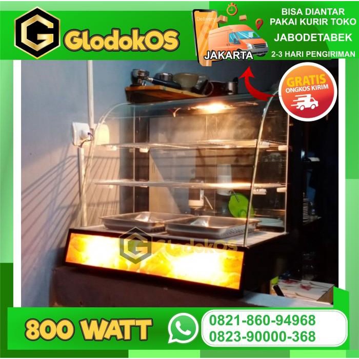 Jual Display | Showcase Warmer Etalase Pemajang Pemanas Makanan Fried ...