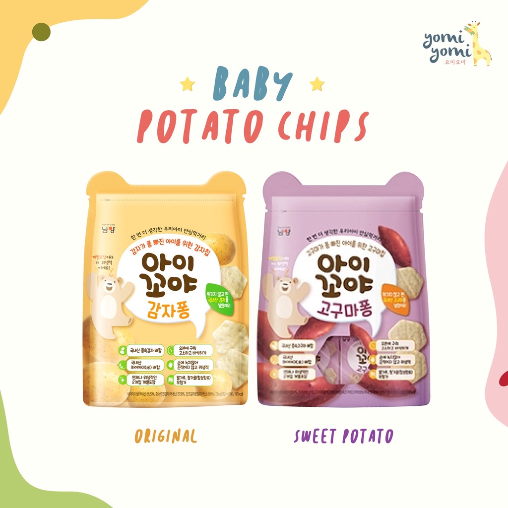 Jual Baby Potato Chips / Camilan Bayi / Snack Bayi sehat / Snack anak ...