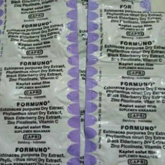 Jual Formuno suplemen daya tahan tubuh perstrip 10 kaplet | Shopee ...