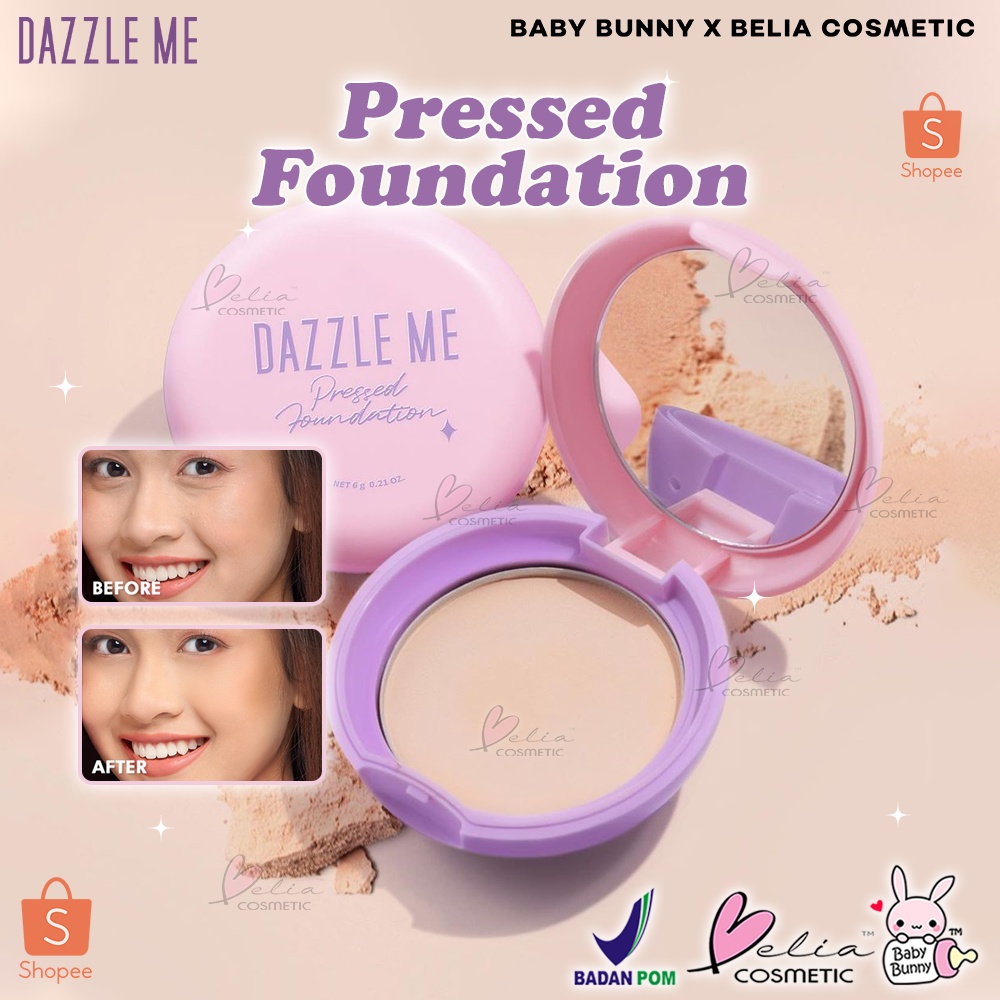 Jual BELIA DAZZLE ME Pressed Foundation | Compact Powder | Bedak Padat ...