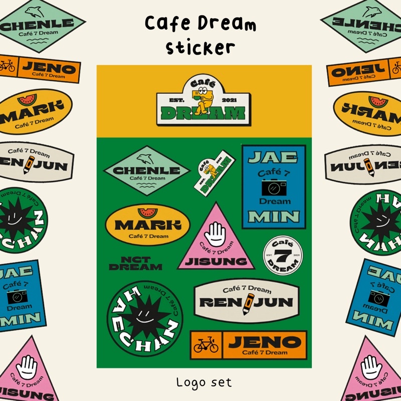 Jual NCT DREAM CAFE STICKERS | Shopee Indonesia