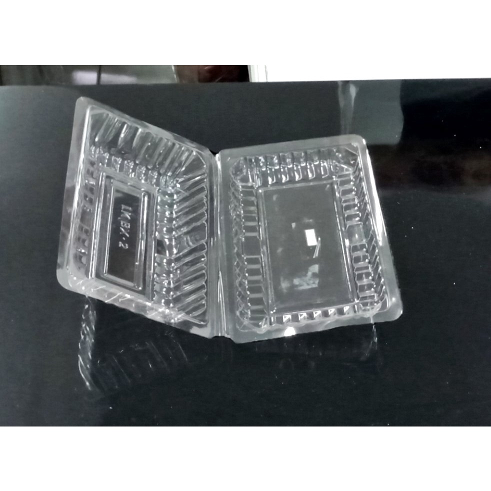 Jual Mika Plastik Kue Bening 2A Mika Plastik tebal Wadah Kue isi 25 Pcs ...