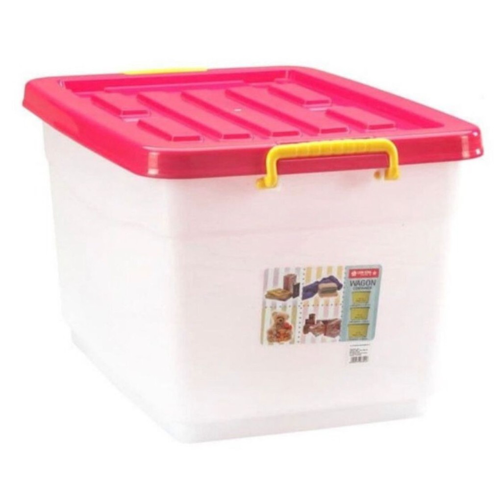 Jual Wagon Container Box Serbaguna Plastik LION STAR 100 liter VC 20 ...