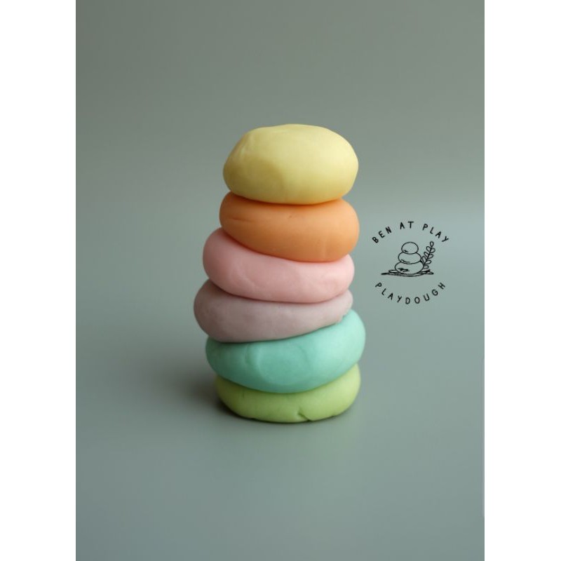 Jual Pastel Colour Homemade Playdough In Jar | Shopee Indonesia