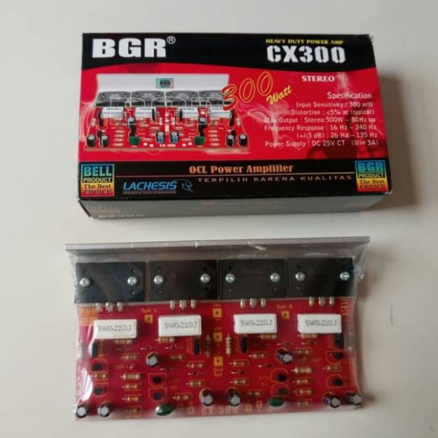 Jual Kit OCL system CX-300 stereo amplifier stereo 300 watt | Shopee ...