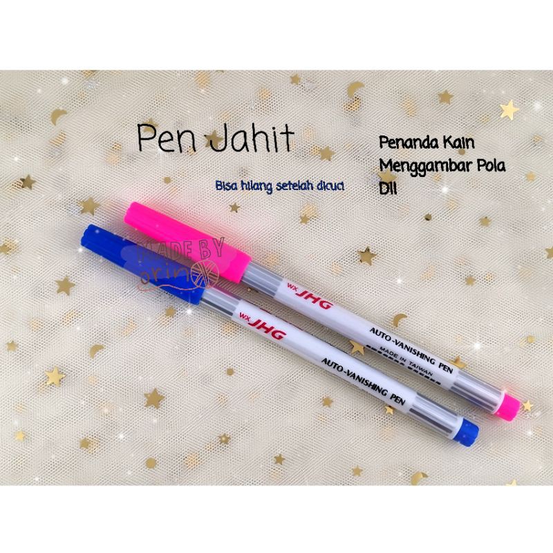 Jual Spidol Penanda Kain | Erasable Pen Jahit | Pena Jahit | Shopee ...