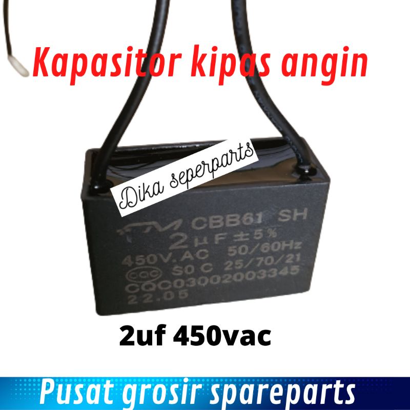 Jual kapasitor 2uf untuk kipas angin | Shopee Indonesia