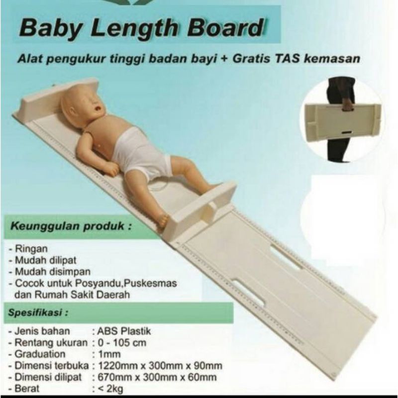 Jual Infantometer Kenko / Alat Ukur Panjang Badan Bayi Kenko | Shopee ...