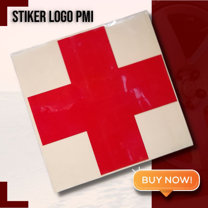 Jual Stiker Cutting Logo PMI Palang Merah Indonesia | Shopee Indonesia