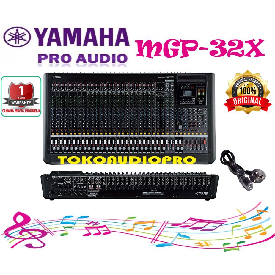Jual Mixer Yamaha MGP32X 32-Channel Analog Mixer with Effect MGP-32x ...