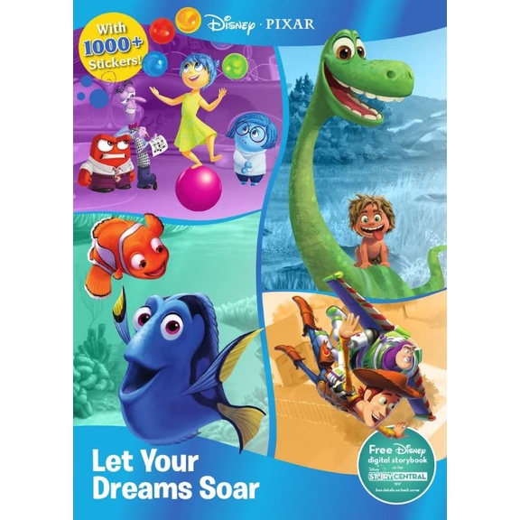 Jual ACTIVITY BOOK BUKU MEWARNAI DISNEY PIXAR LET YOUR DREAMS SOAR ...