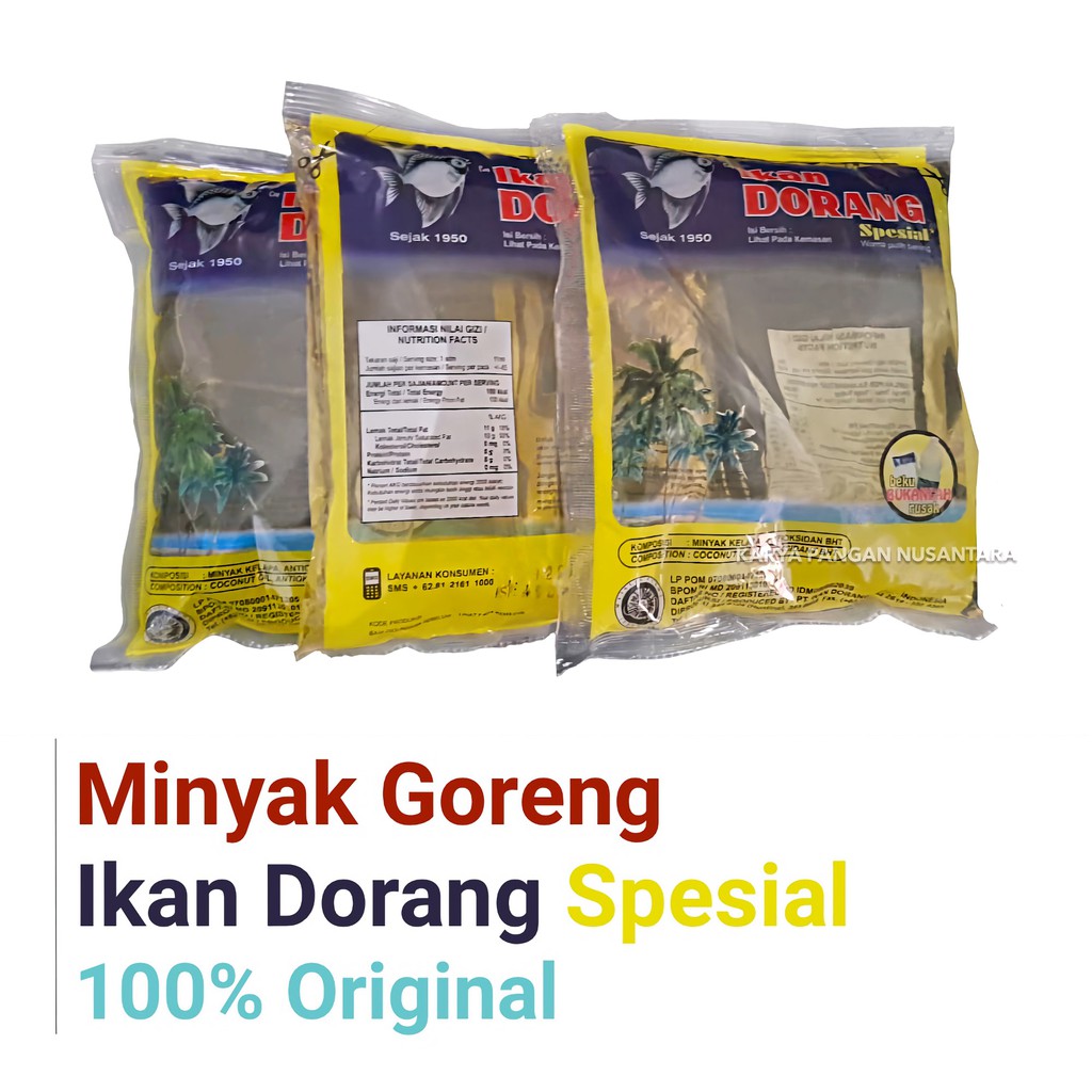 Jual PAKET MINYAK DORANG SPESIAL 450 ML 3 PAX MINYAK GORENG DORANG ...