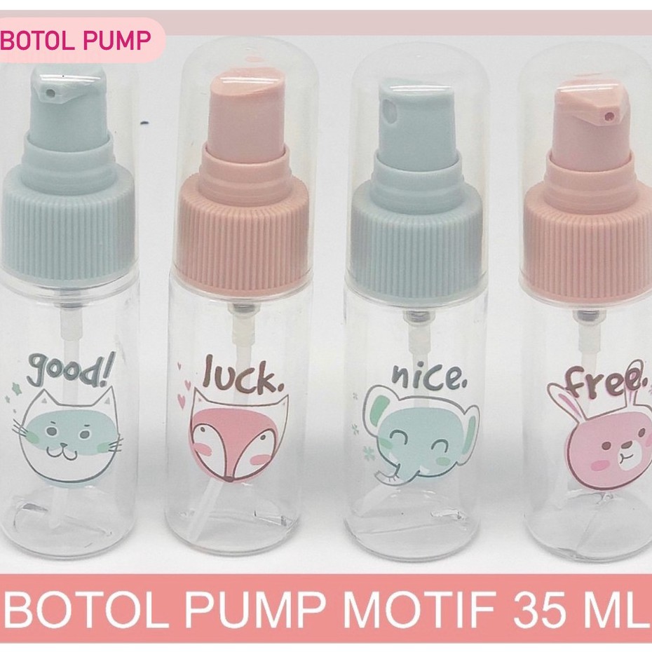Jual Botol Plastik Spray dan Pump Bening Transparan Polos 35ml, 50ml, 75ml dan 100ml | Shopee ...
