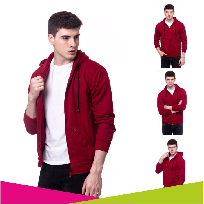 Jual JAKET PRIA WANITA JAKET BASIC HODIE JAKET FLEECE JAKET DISTRO ...