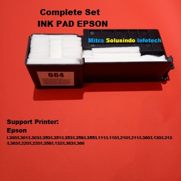 Jual Ink Pad Inkpad box Epson L110 L120 L121 L210 L220 L300 L310 L350 ...