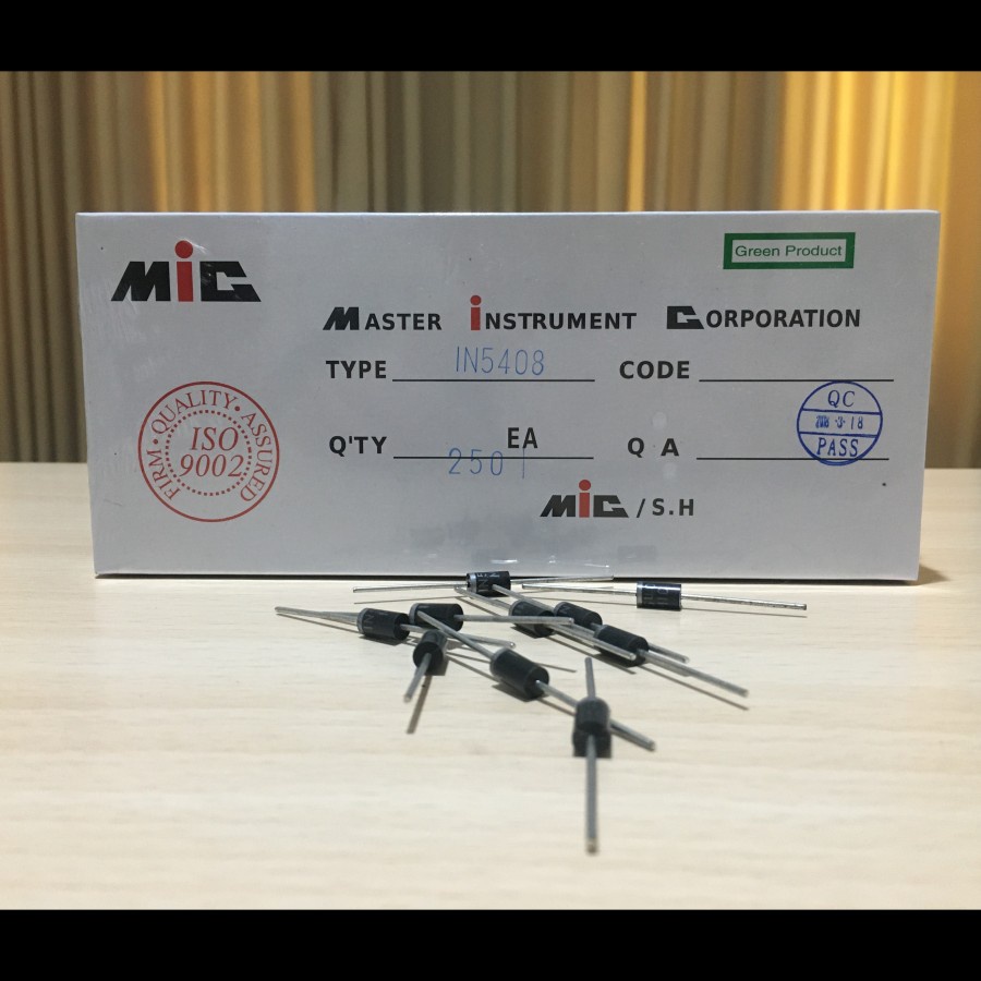 Jual DIODA DIODE RECTIFIER 1N5408 1N 5408 IN5408 IN 5408 3A 1000V ...