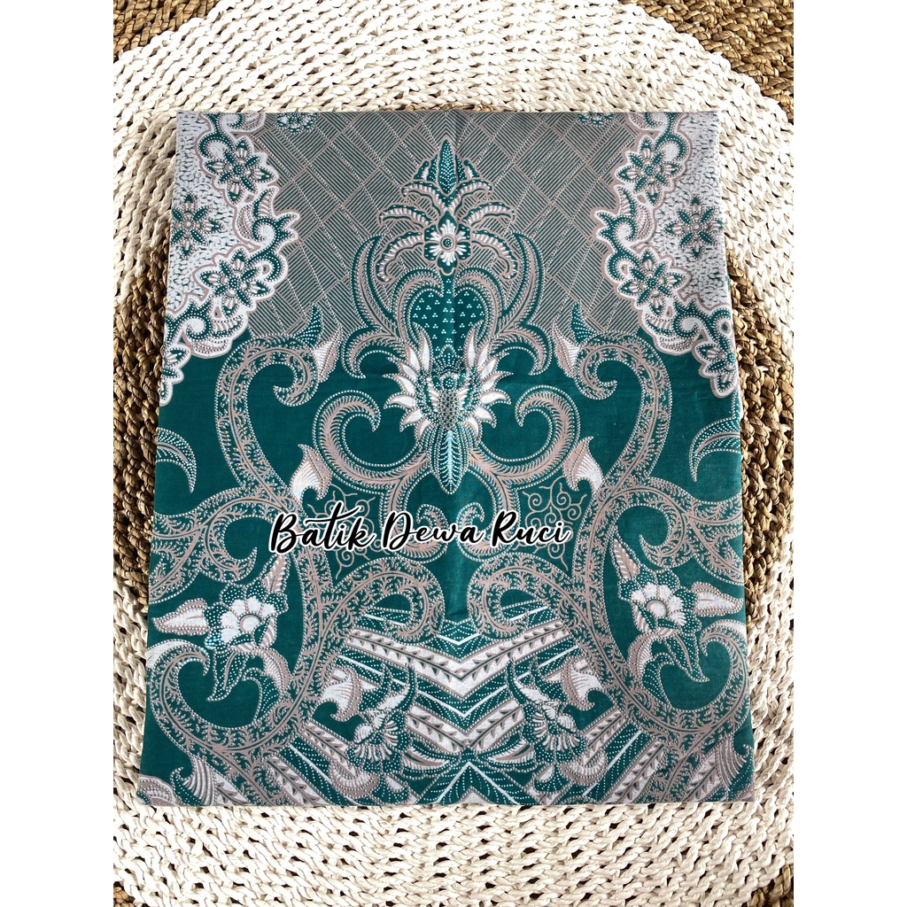 Jual Kain Batik Warna Hijau BANYU IJO Katun Halus Tebal | Shopee Indonesia