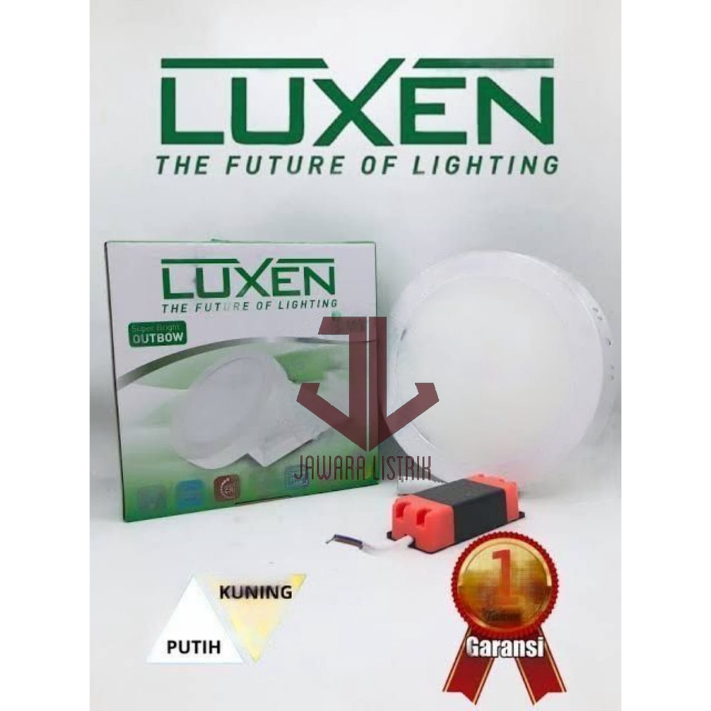 Jual LAMPU LUXEN LED PANEL DOWNLIGHT OUTBOW BULAT OB 18W 18 WATT ...