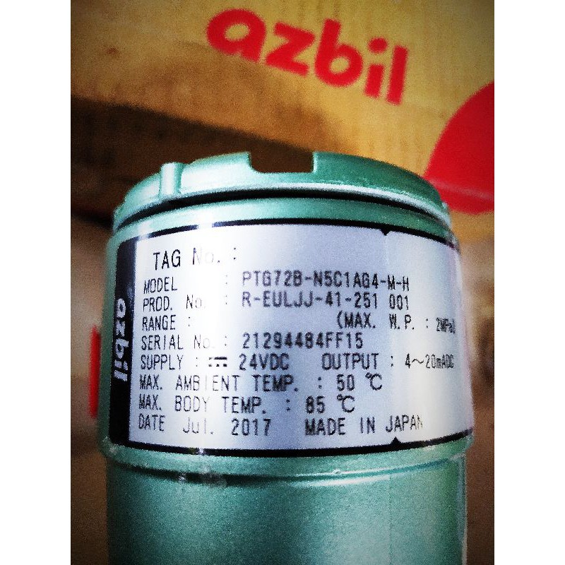 Jual AZBIL Smart Pressure Transmitters Model PTG | Shopee Indonesia