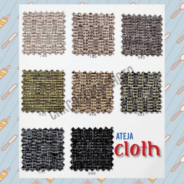 Jual KAIN ATEJA FABRIC INTERIOR - CLOTH (Sofa, Jok, Bantalan, Partisi ...