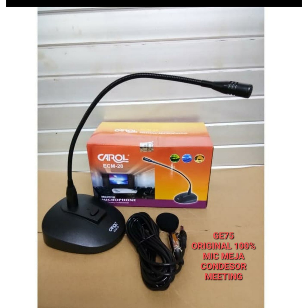 Jual GE75 mic mik microphone table meja condesor mikrophone condenser mimbar podium profesional ...