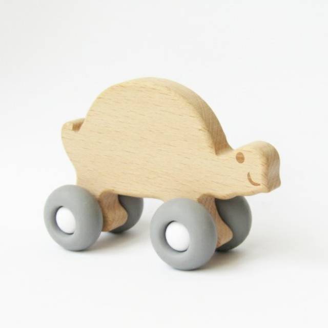Jual Animal cruiser toy Mainan gigi anak mainan mobil bayi wooden ...