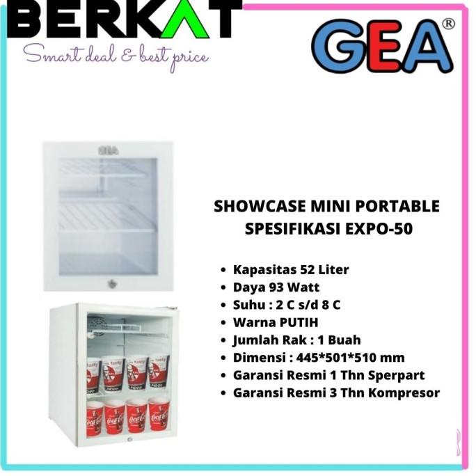 Jual CUCI GUDANG GEA SHOWCASE MINI PORTABLE KULKAS MINUMAN DISPLAY ...