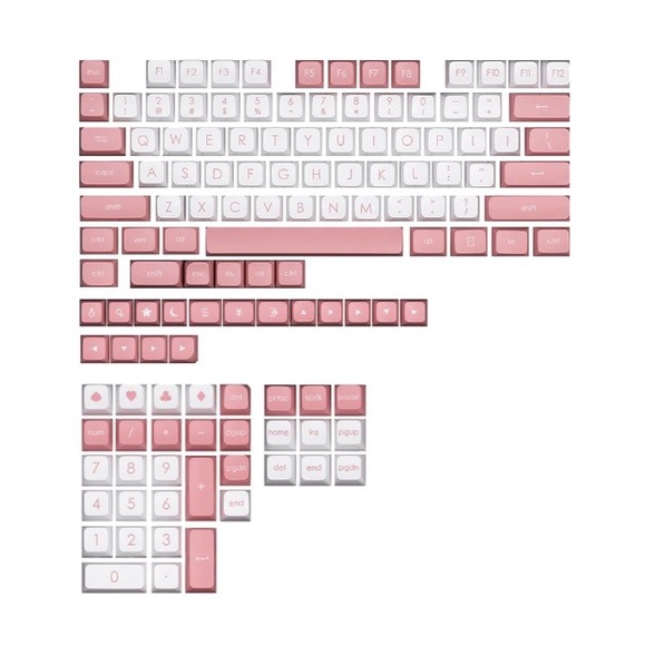 Jual AJAZZ KITTY KEYCAPS DOUBLE SHOT PBT Set JSA Profile (129 Keys ...