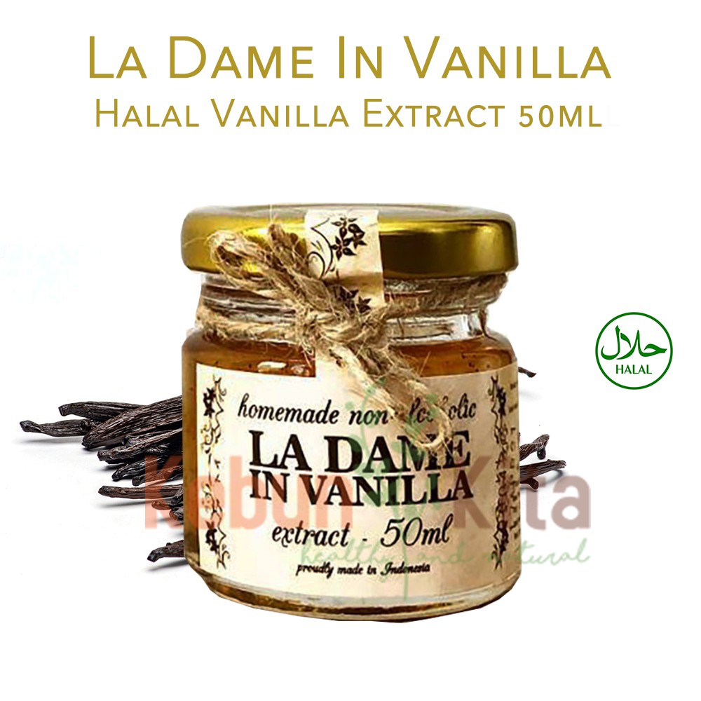 Jual La Dame in Vanilla Halal Vanilla Extract 50 ml | Shopee Indonesia