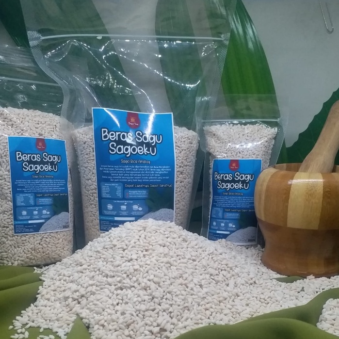 Jual Beras Diabetes Organik terbuat dari Sagu murni 100% isi 1Kg khas ...