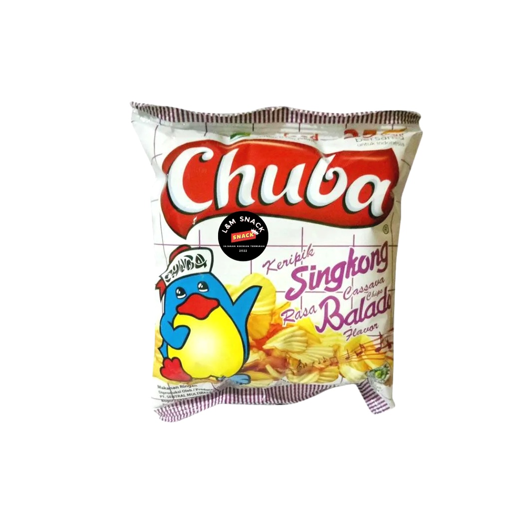 Jual Ciki Chuba Keripik Balado/Ijo/Keju 1 Pack isi 20pcs @14gr | Shopee ...