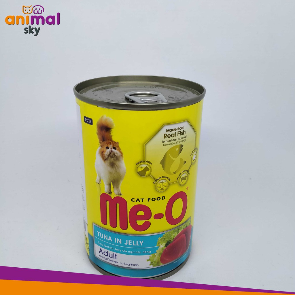 Jual Makanan Kucing Meo / Meo Tuna In Jelly 400gr Adult / Meo Kaleng ...
