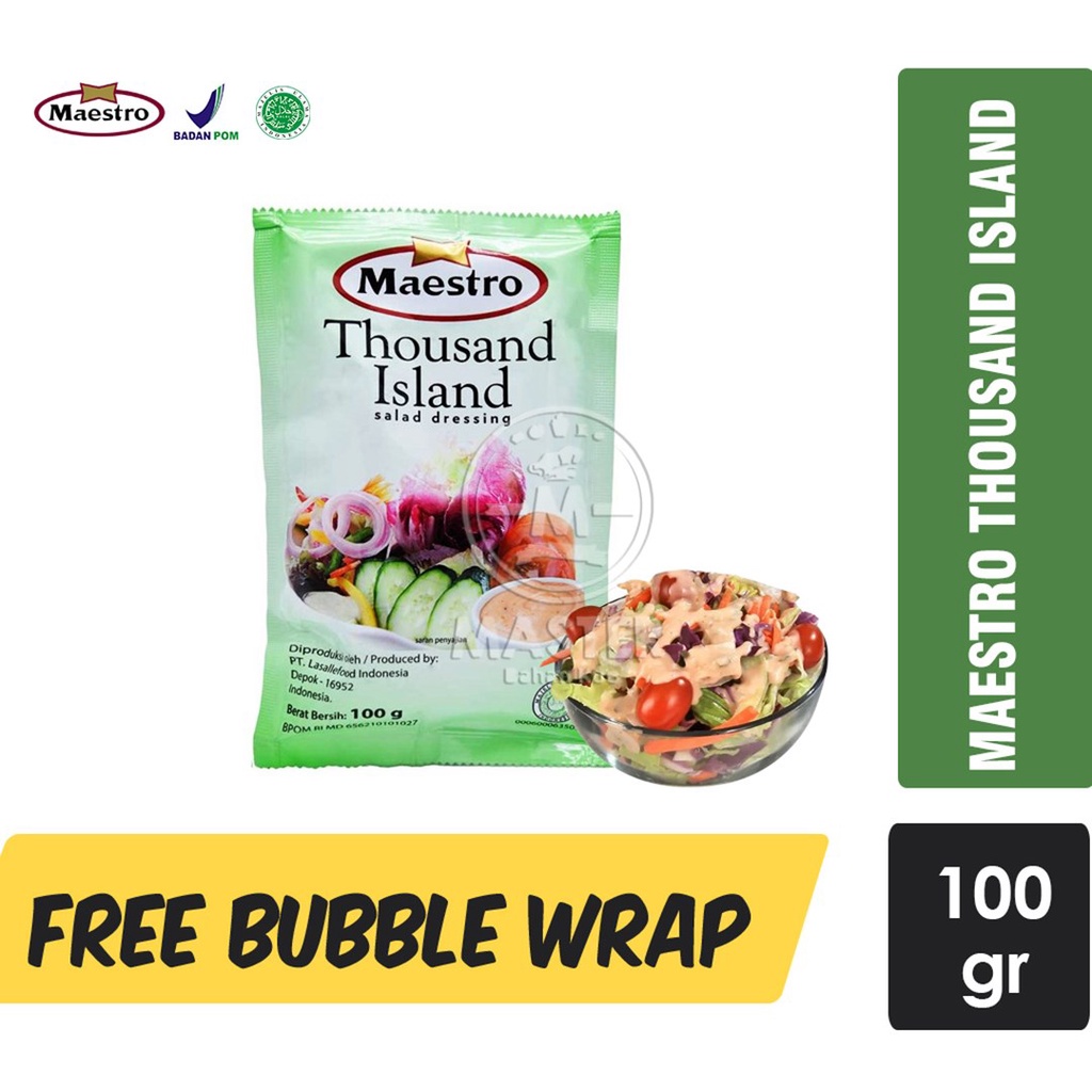 Jual Maestro Thousand Island [ Pouch 100 gr] | Shopee Indonesia