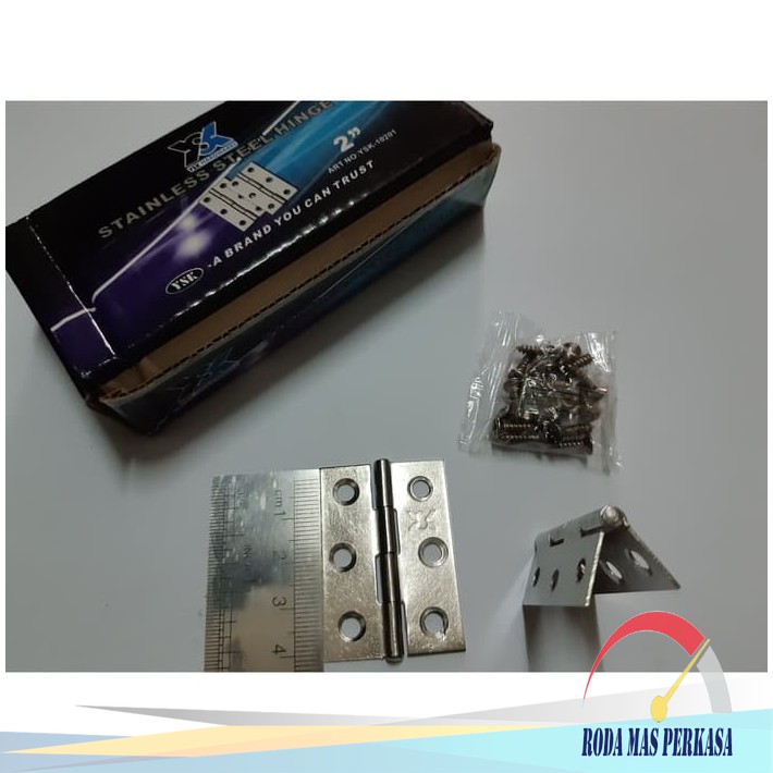 Jual Engsel Kupu Mini Kecil 2" STAINLESS Pintu Lemari Kayu Kotak Box ...