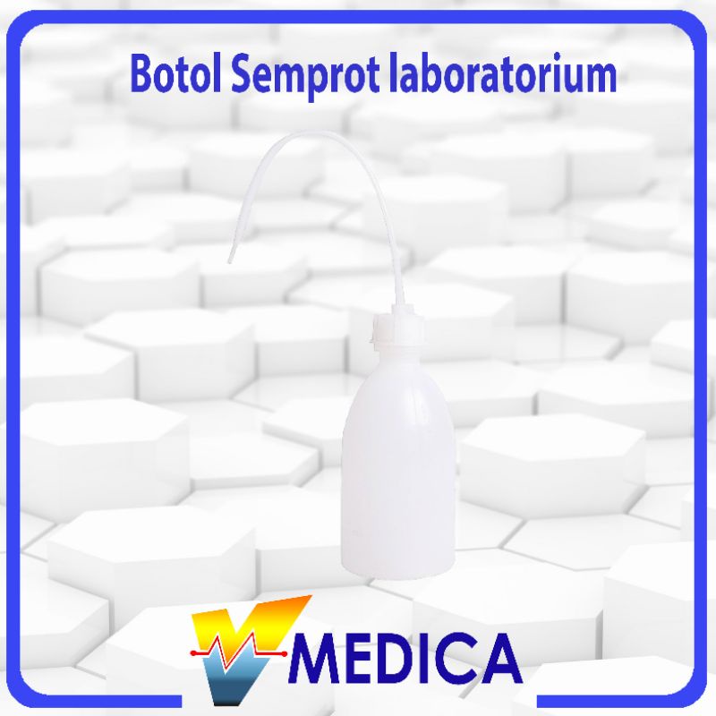 Jual Botol Semprot Laboratorium 500ml Plastik / Botol Cuci Aquades ...