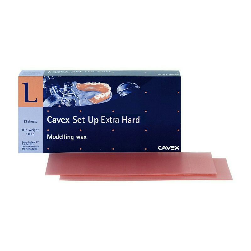 Jual CAVEX Modelling Wax Set Up Extra Hard / Dental Wax / Malam merah ...