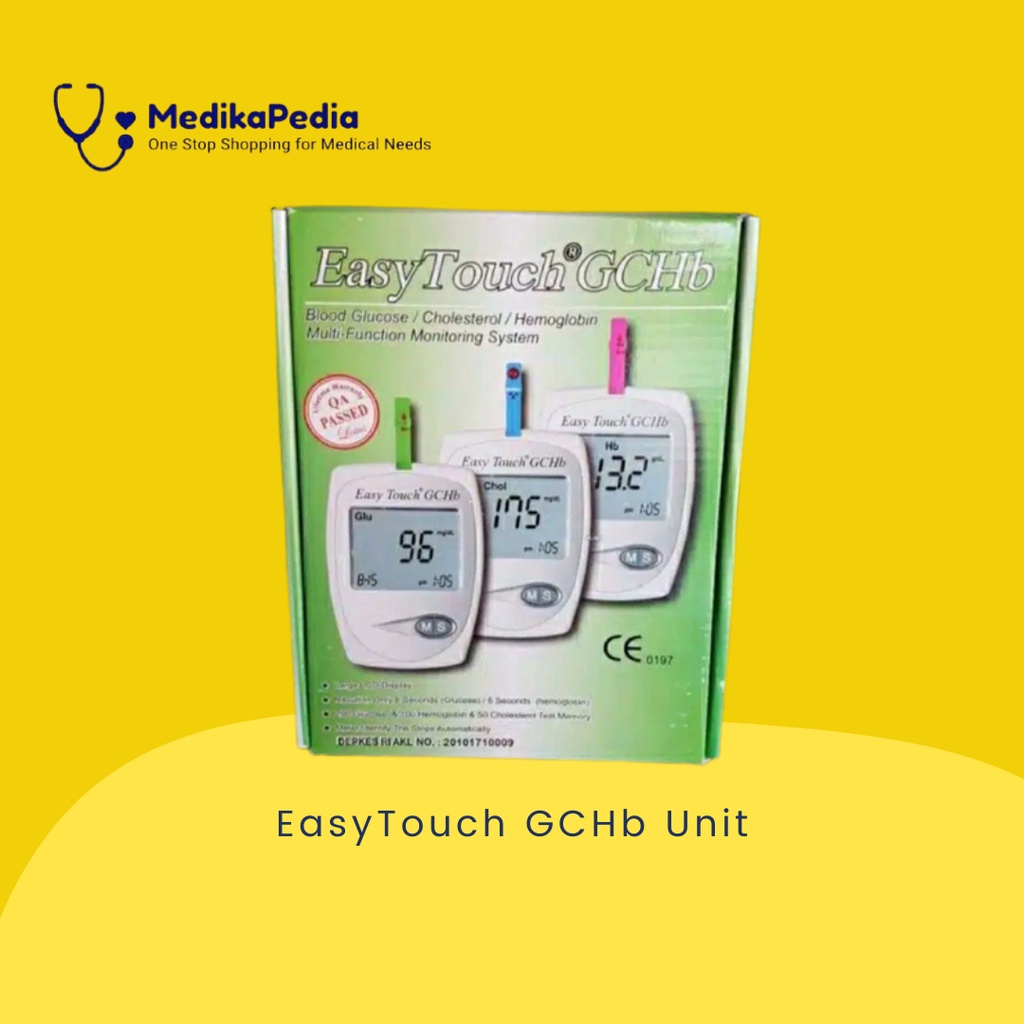 Jual Alat EasyTouch GCHb / Alat Easy Touch Cek Glukosa Cholesterol Hb ...