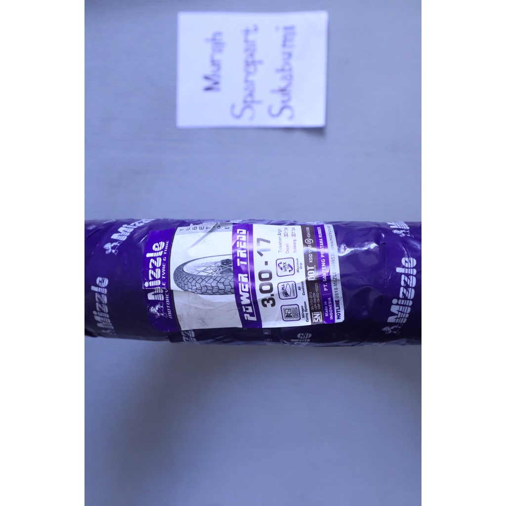 Jual BAN MIZZLE 300-17 / 3.00-17 POWER TREAD (BAN LUAR TANPA BAN DALAM ...