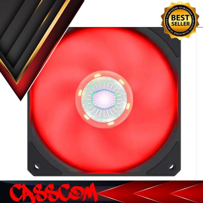 Jual COOLER MASTER SICKLEFLOW 120 LED CASE FAN MFX-B2DN-18NPR-R1 RED ...
