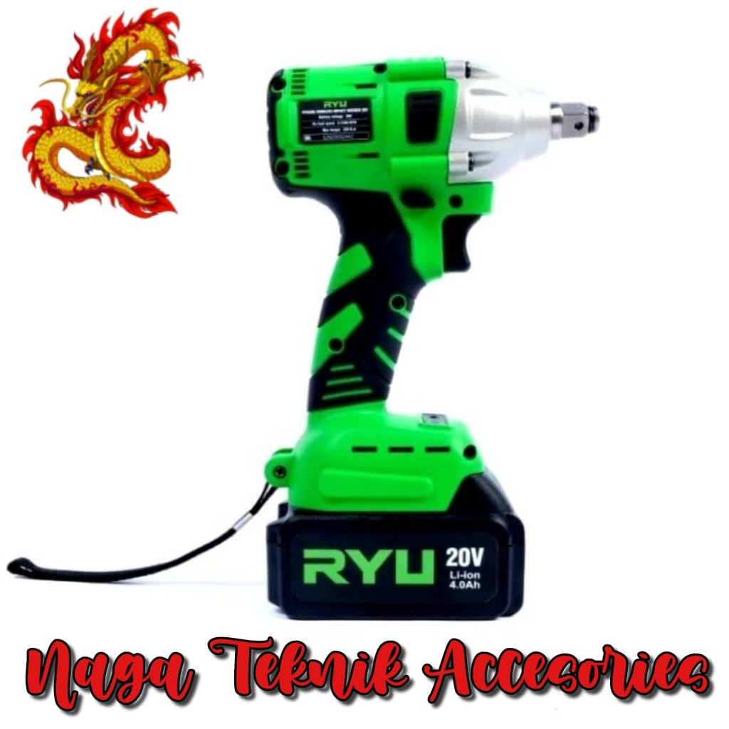 Jual RYU CORDLES IMPACT WRENCH RCW 20V/MESIN PEMBUKA BAUT BAN MOBIL ...