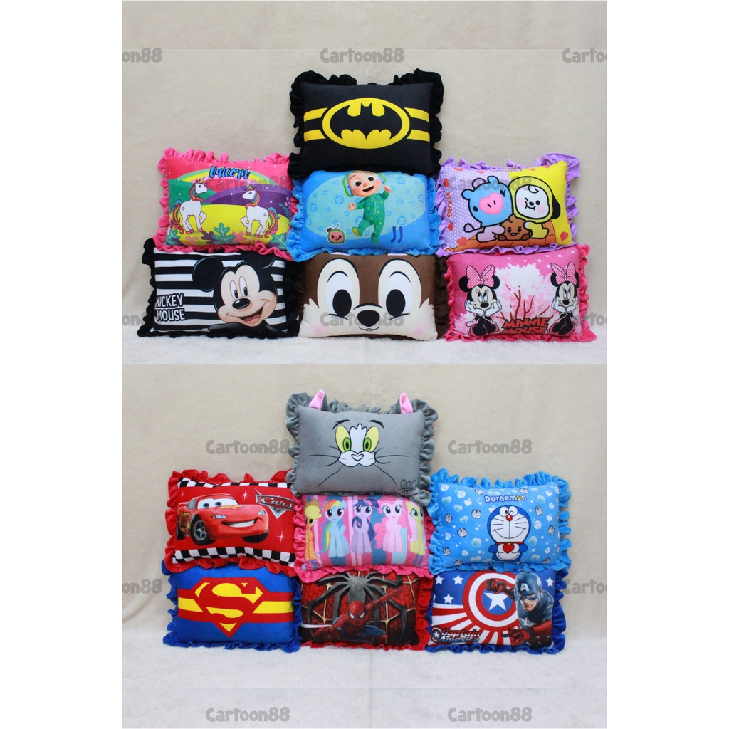 Jual Bantal Sofa Persegi Renda Cartoon Ukuran L Unofficial | Shopee ...